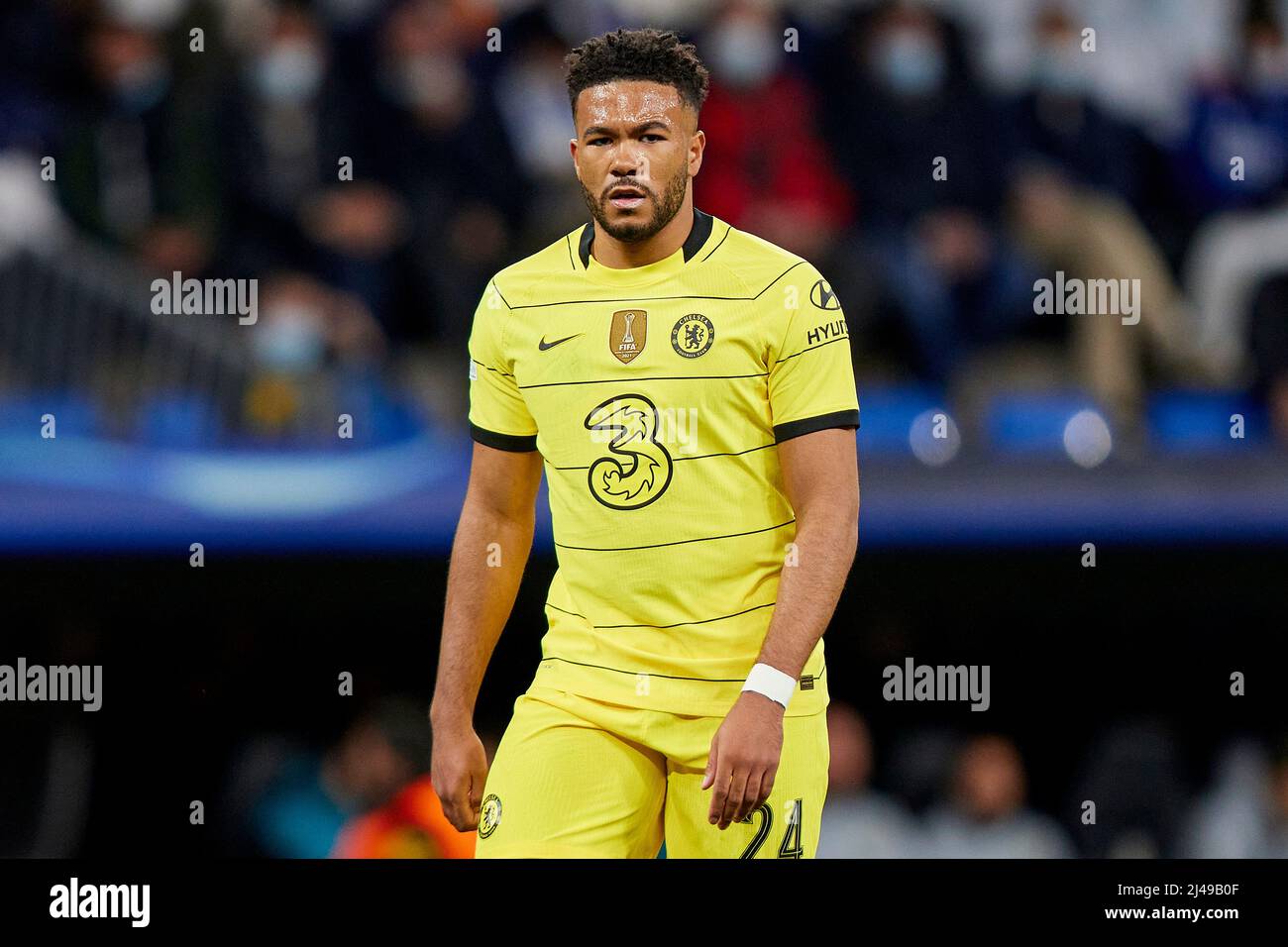 Reece James of Chelsea FC during the UEFA Champions League match ...