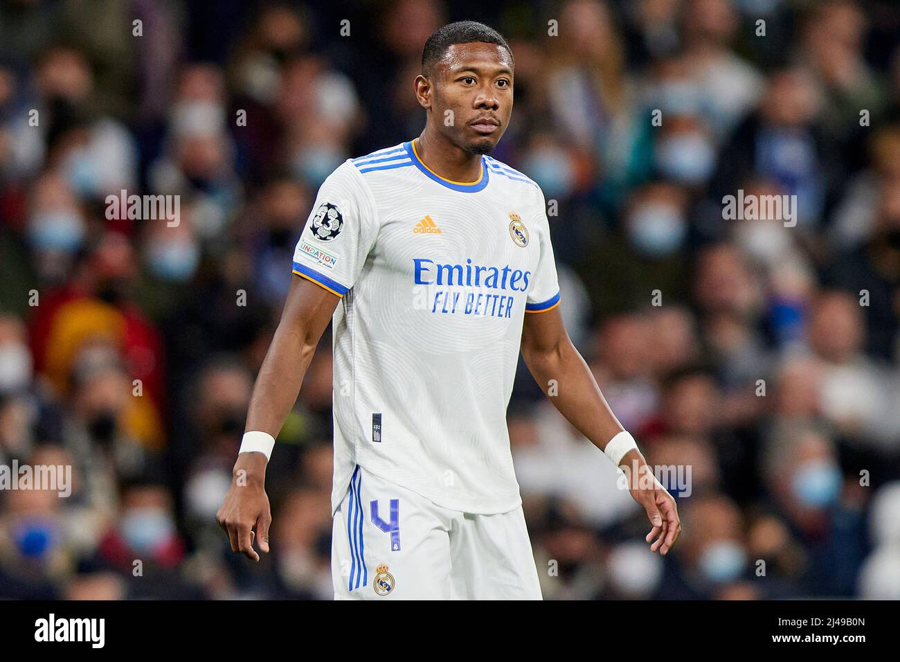 David Alaba of Real Madrid during the UEFA Champions League match ...