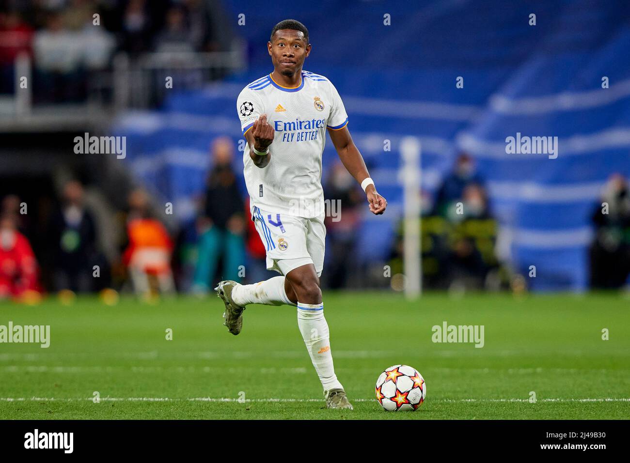 David Alaba of Real Madrid during the UEFA Champions League match ...
