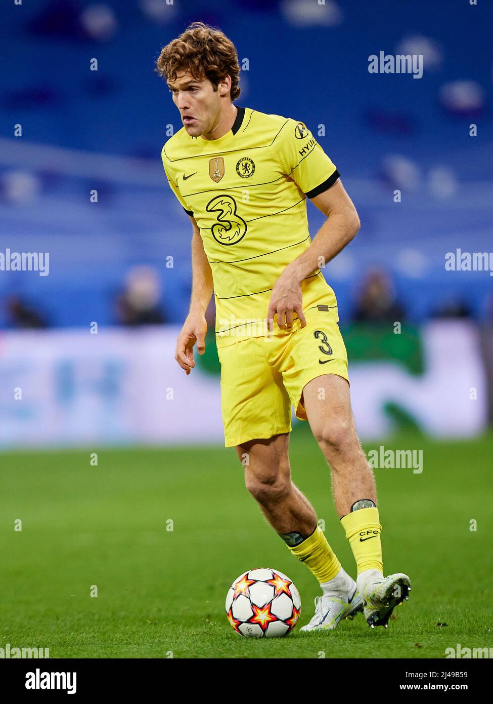 Marcos Alonso of Chelsea FC during the UEFA Champions League match ...