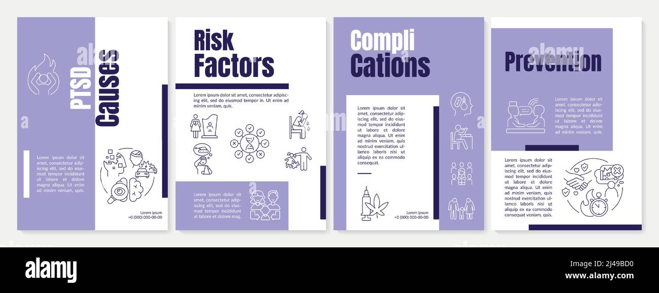 PTSD mental issue word concepts purple banner Stock Vector Image & Art ...