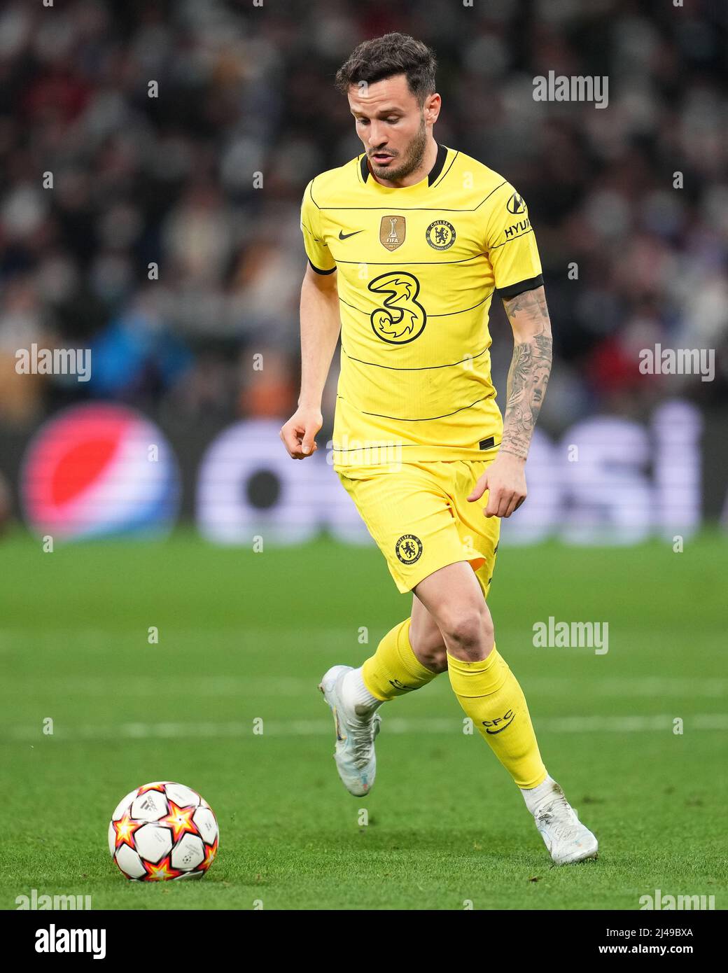 Saul Niguez of Chelsea FC during the UEFA Champions League match ...