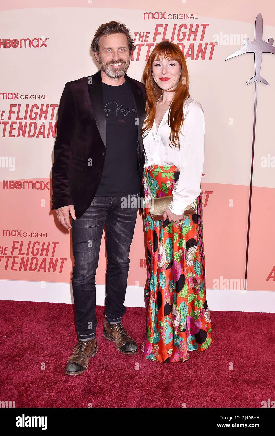 West Hollywood, Ca. 12th Apr, 2022. (L-R) Rob Benedict and Ruth Connell ...