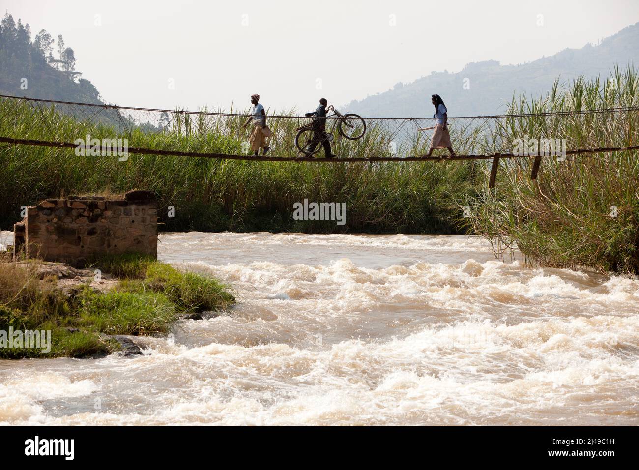 Bridge over Murngwa River that seperates the west from the south ...