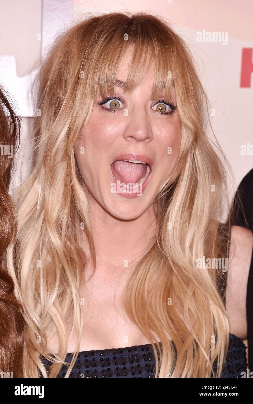 Kaley Cuoco Smile Tongue The Cast Of The Big Bang Theory Through The