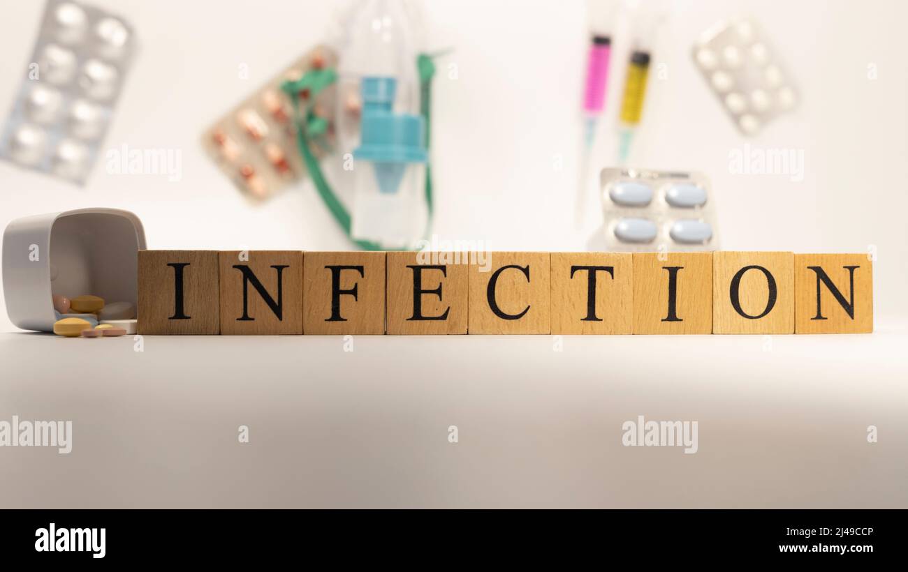 infection diseases were created from book cubes. diseases and health ...