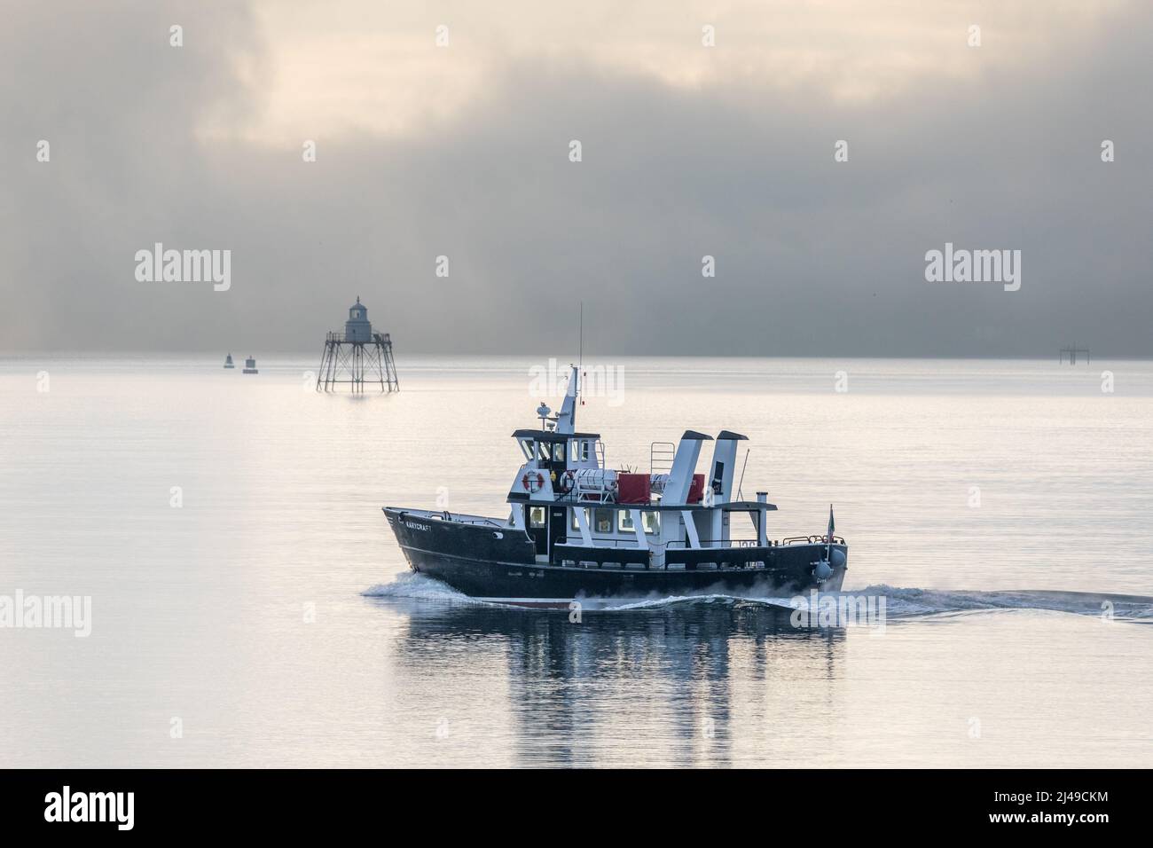 Spitbank lighthouse hi-res stock photography and images - Alamy