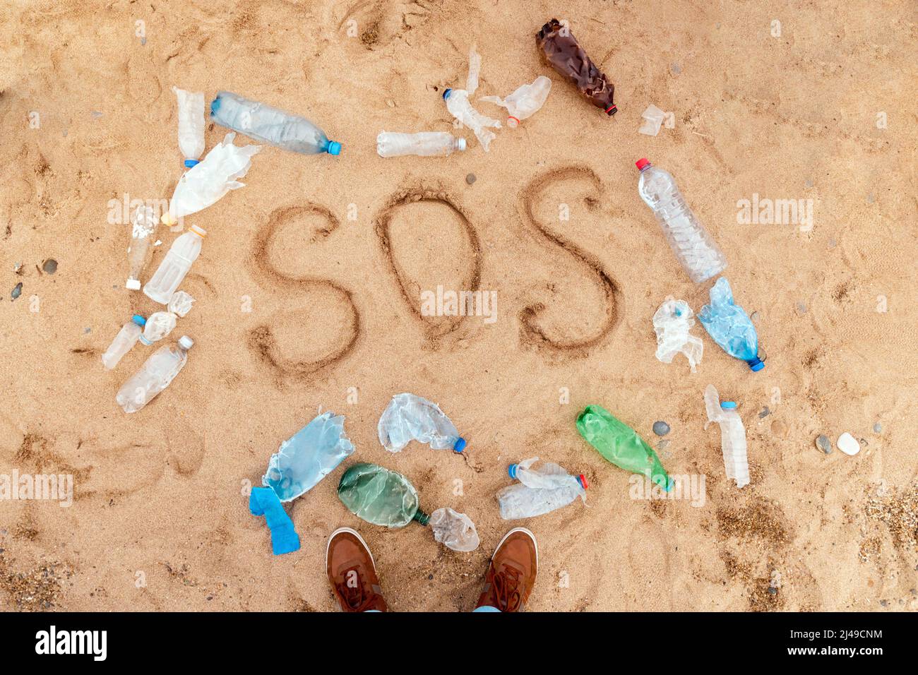 Save earth from plastics hi-res stock photography and images - Alamy