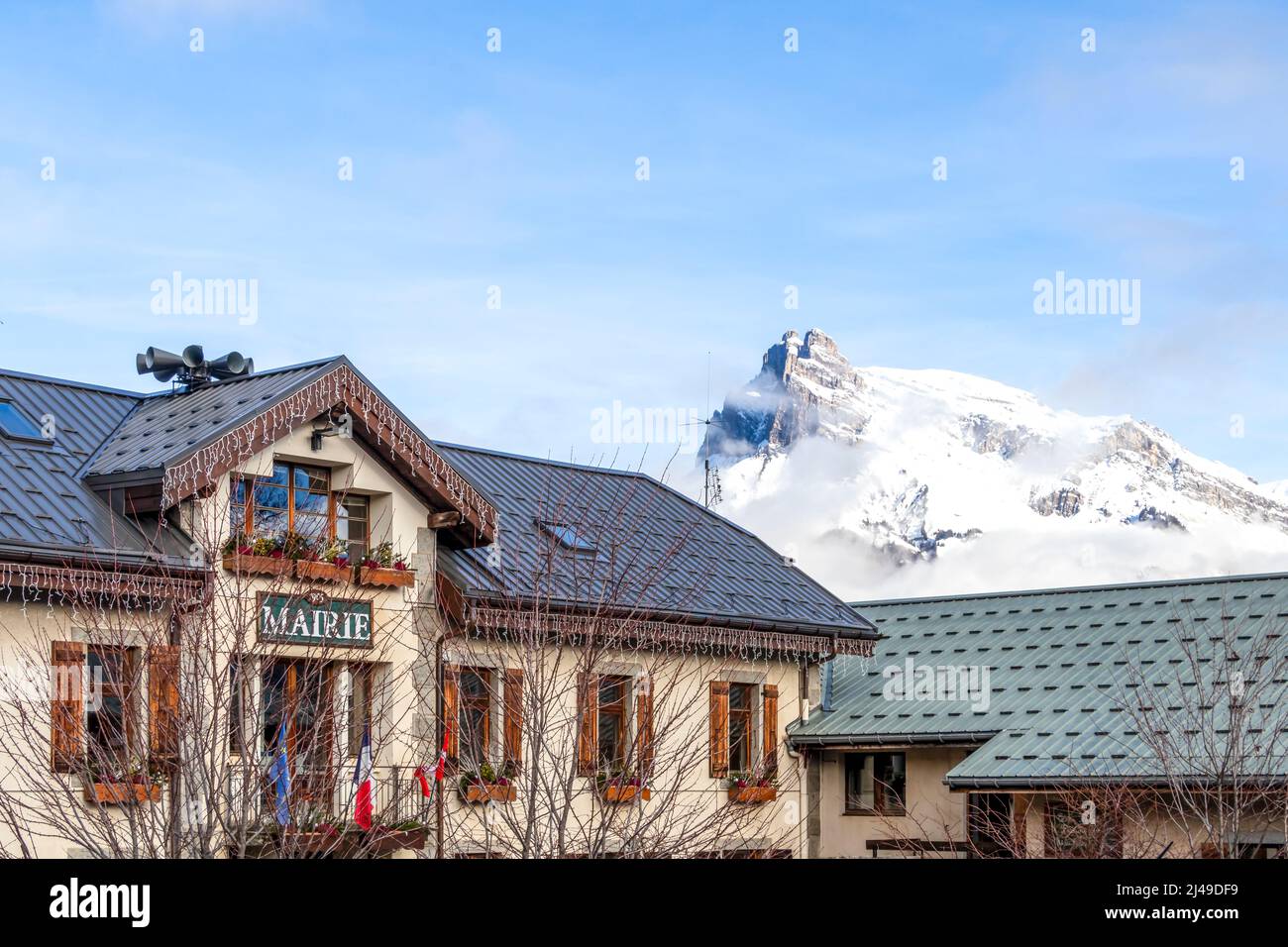 Village of combloux hi-res stock photography and images - Alamy