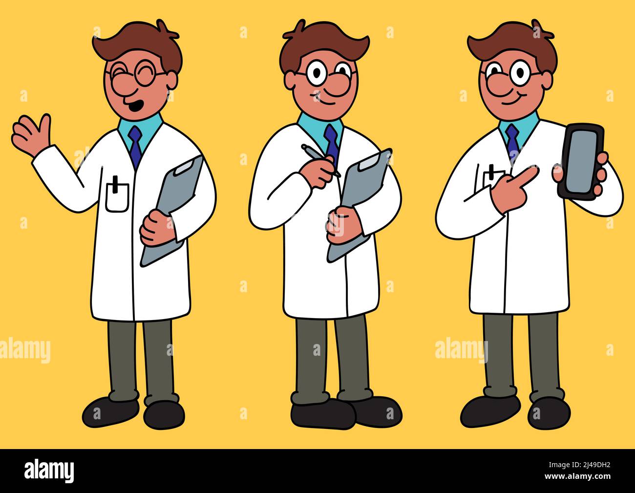Scientist writing Stock Vector Images - Alamy