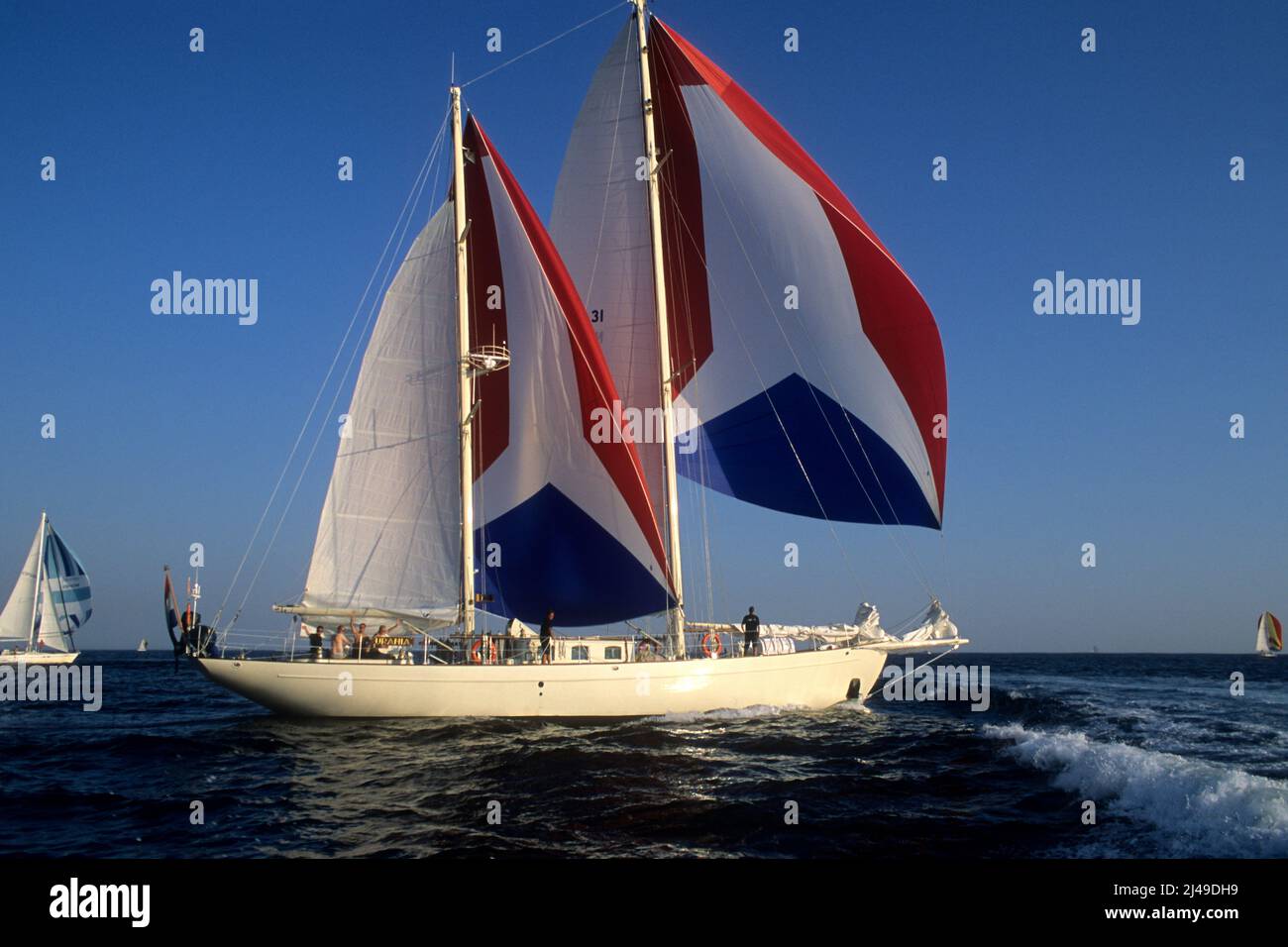 Dutch Navy ketch Urania Stock Photo - Alamy