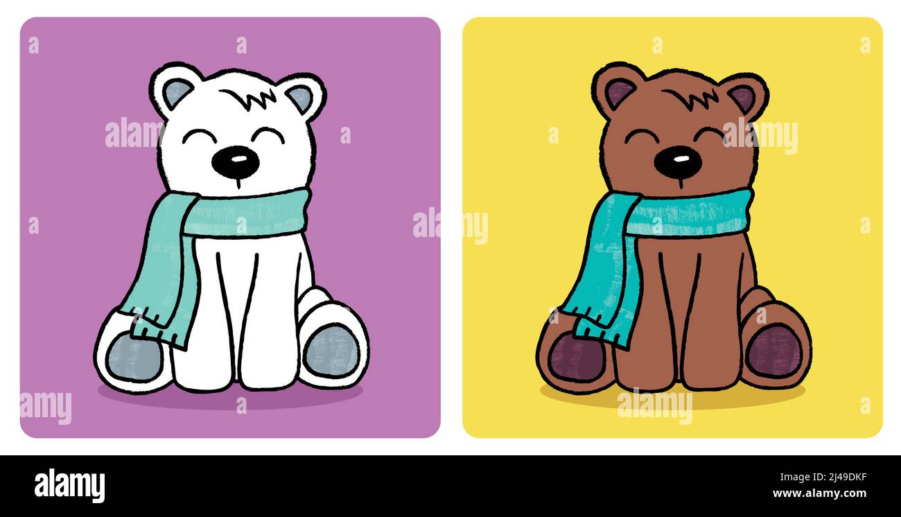 Cute Bear Cub Stock Vector Image & Art - Alamy