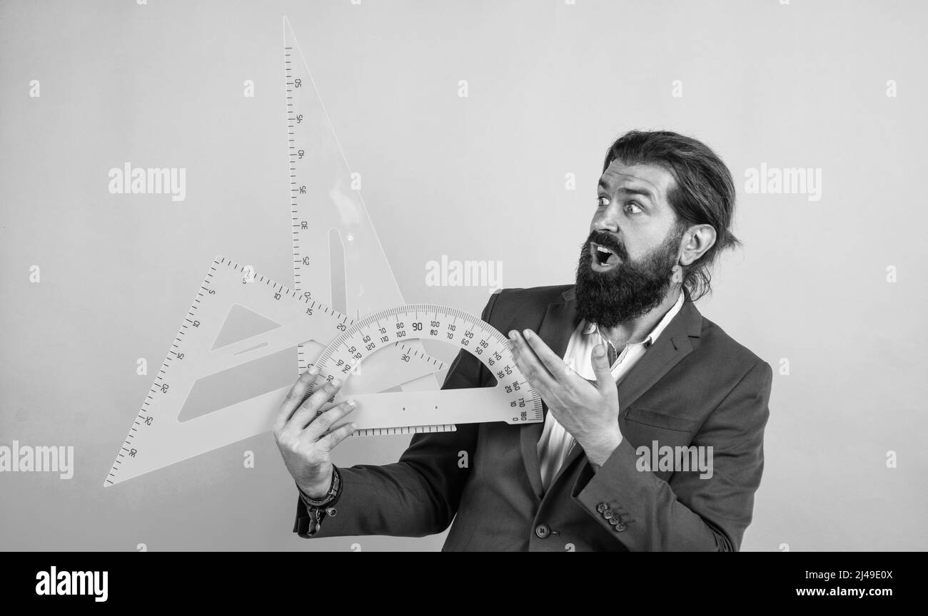 Male mathematician Black and White Stock Photos & Images - Alamy