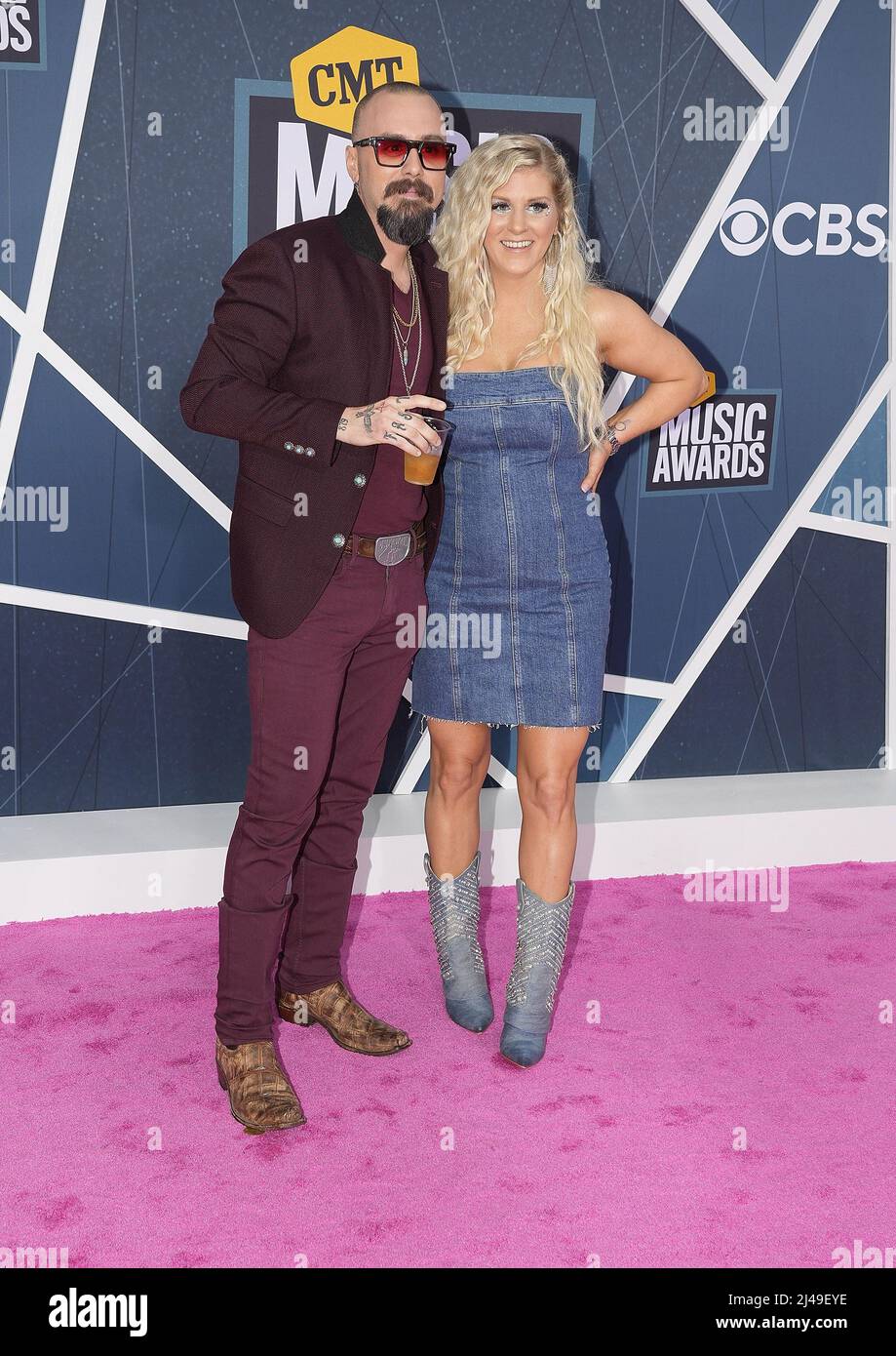 Elvie Shane, Mandi Payton attend the 2022 CMT Music Awards at Nashville ...