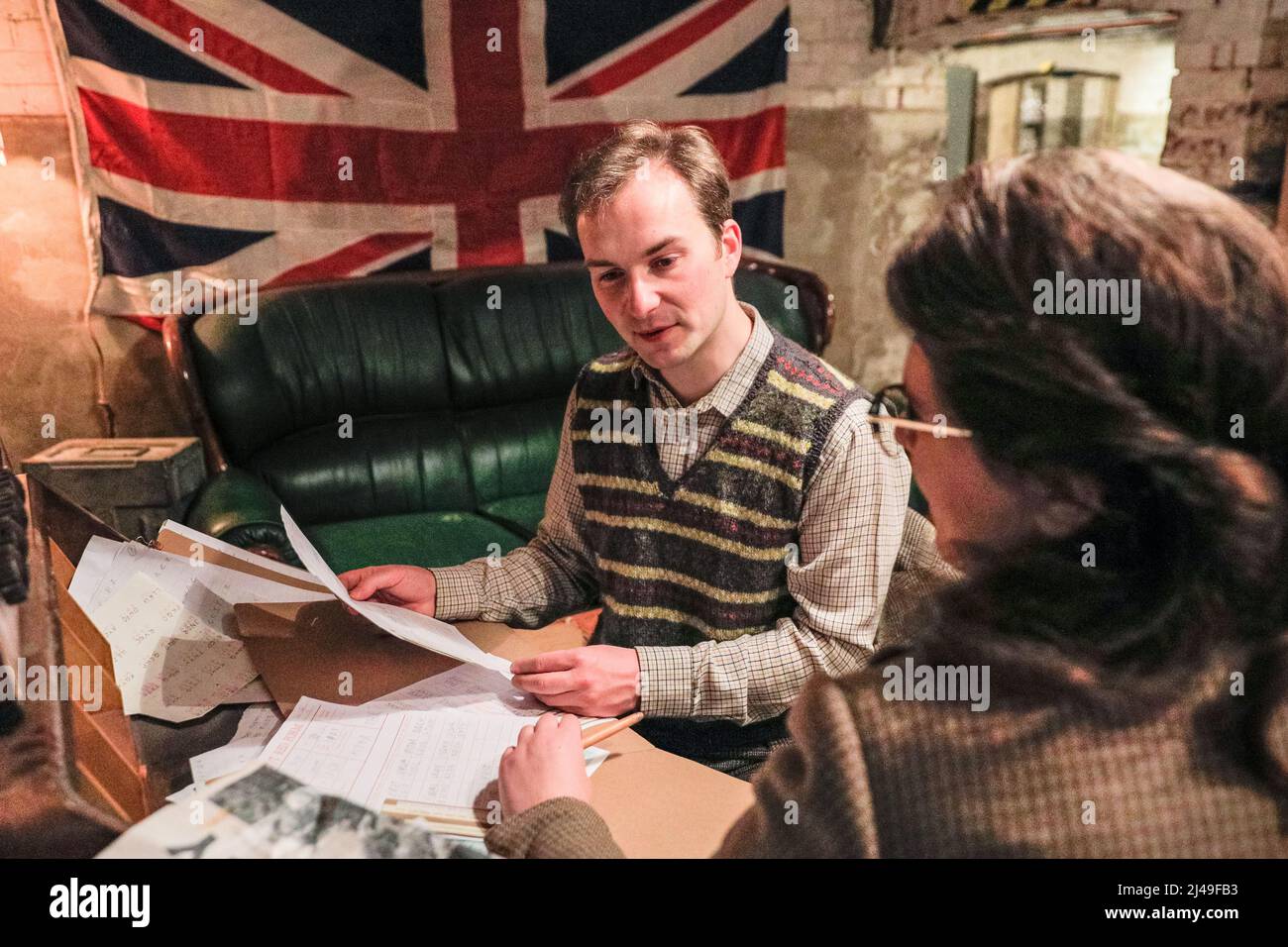 London, UK. 13th Apr, 2022. Actor Timothy Styles reviews secretive ...