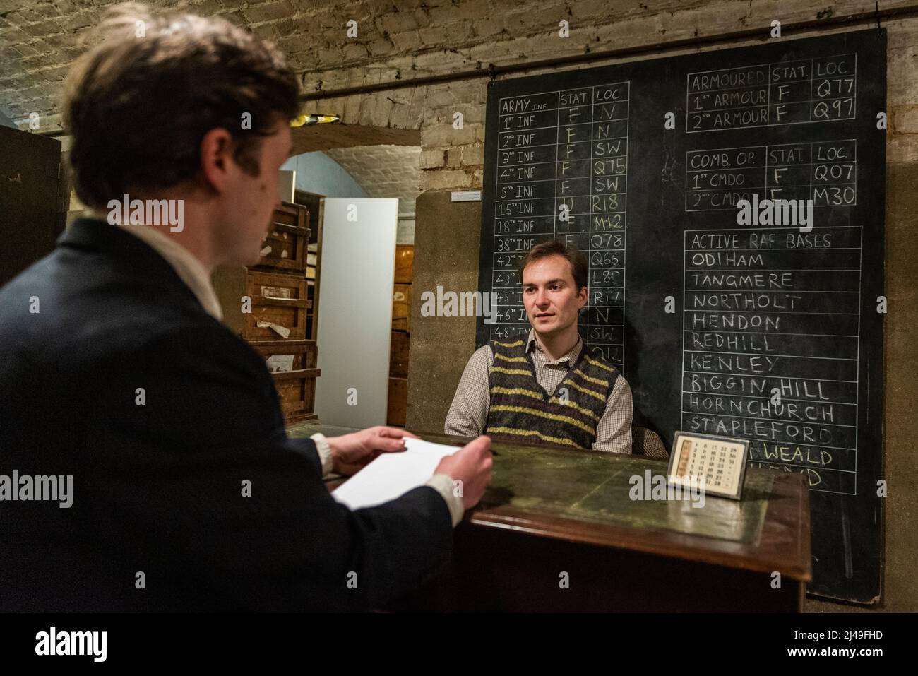 London, UK. 13 April 2022. (L) Christopher Styles (Charles Richards ...