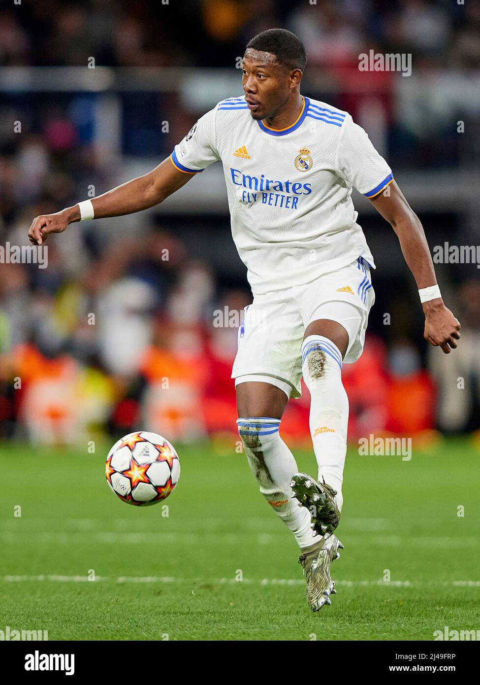 David Alaba of Real Madrid during the UEFA Champions League match ...
