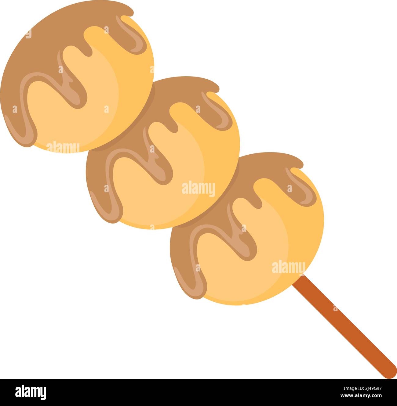 mitarashi dango japanese Stock Vector Image & Art - Alamy