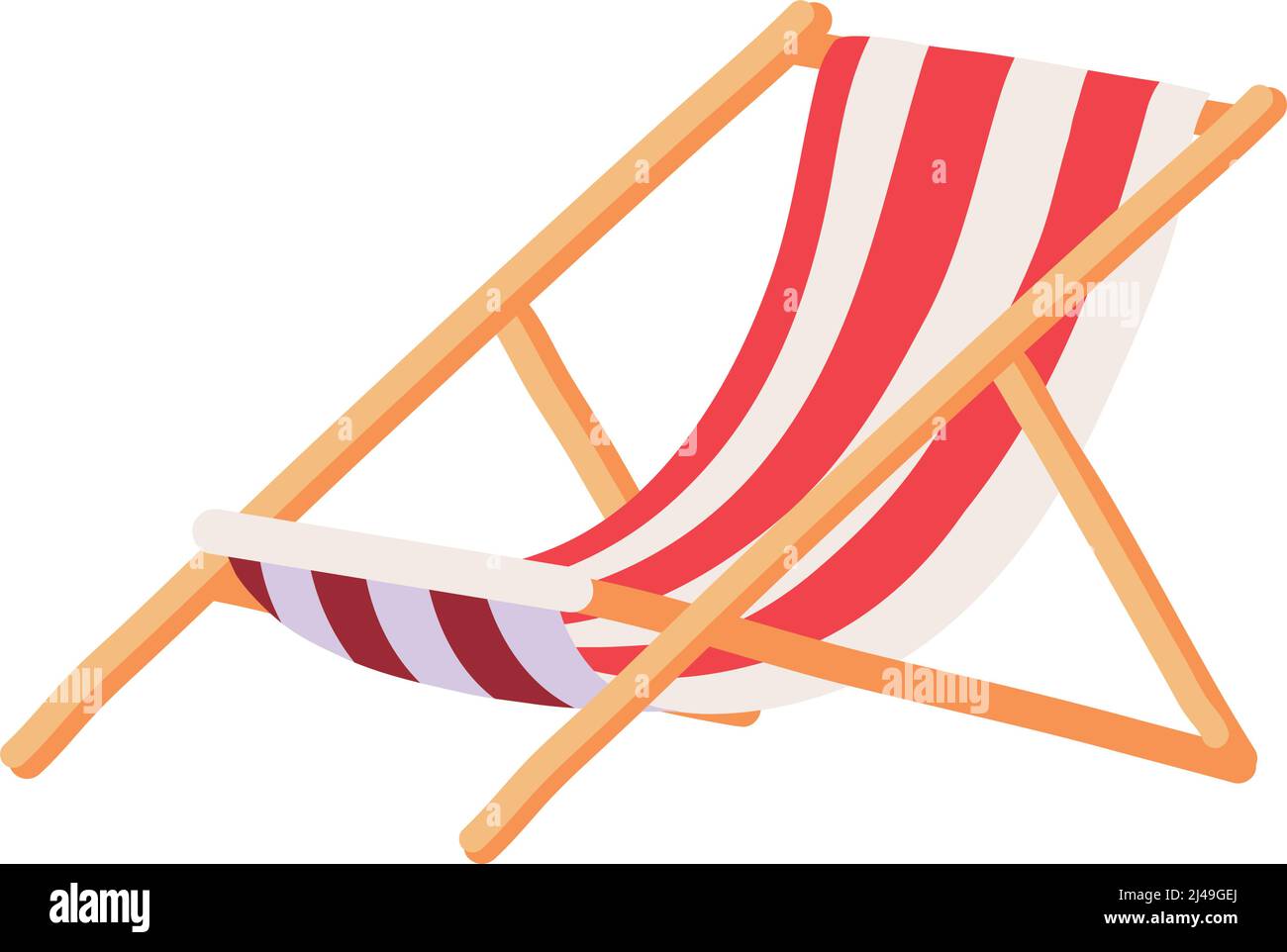 beach chair icon Stock Vector Image & Art - Alamy