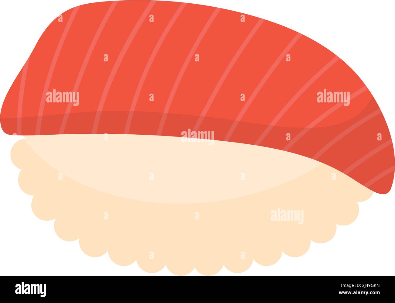 sushi rice and fish Stock Vector Image & Art - Alamy
