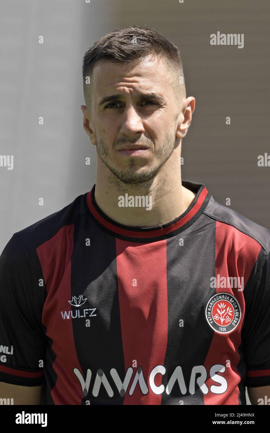 ISTANBUL - Aleksandar Pesic of Fatih Karagumruk SK during the Turkish ...