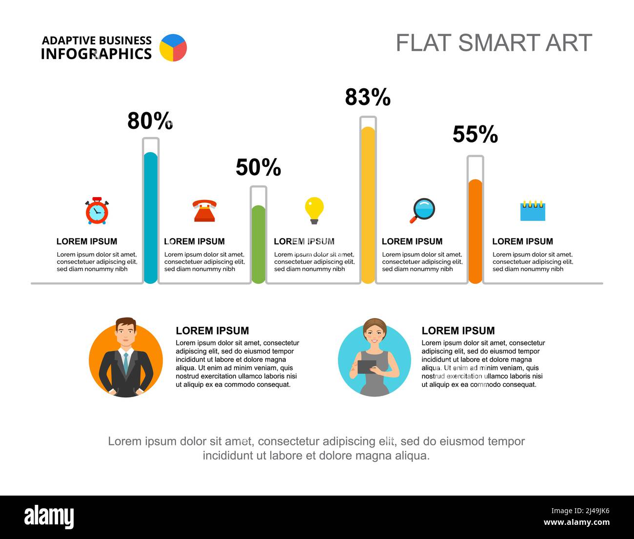 Statistic Chart Template