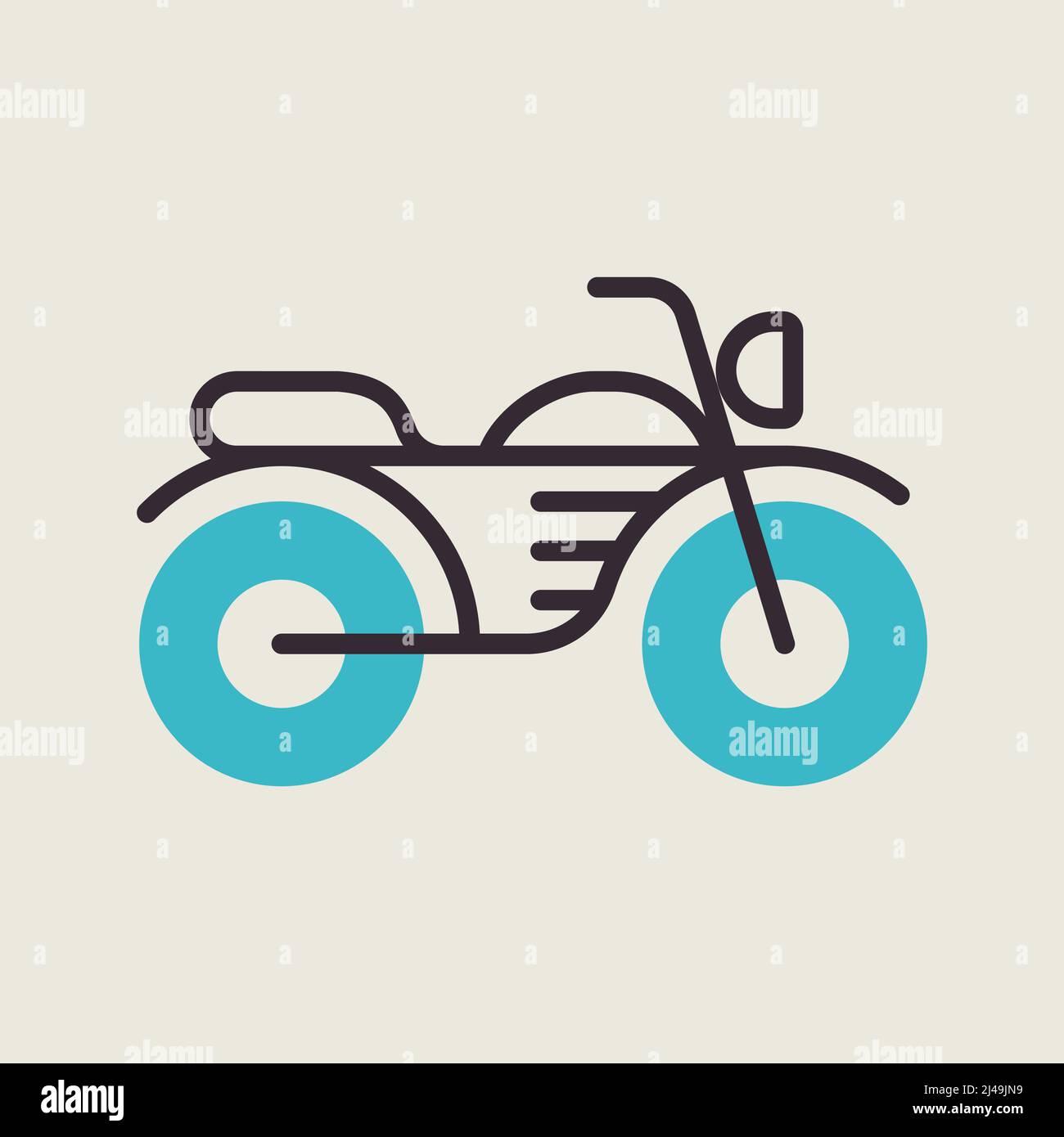 Motorcycle vector icon. Graph symbol for travel and tourism web site ...