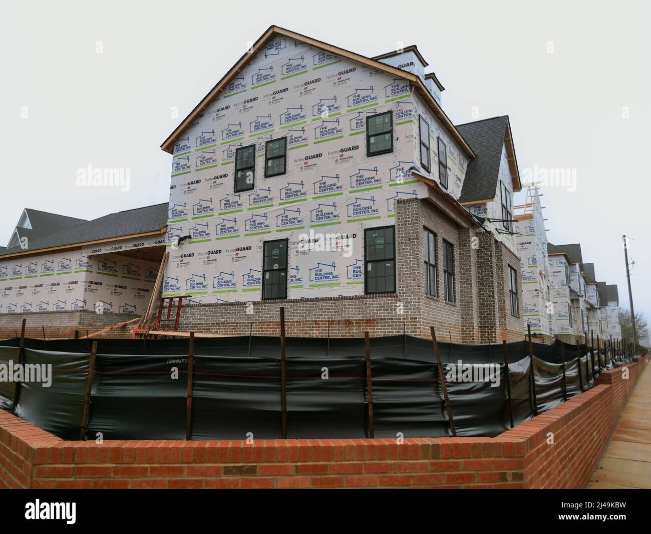 New houses under construction Stock Photo - Alamy