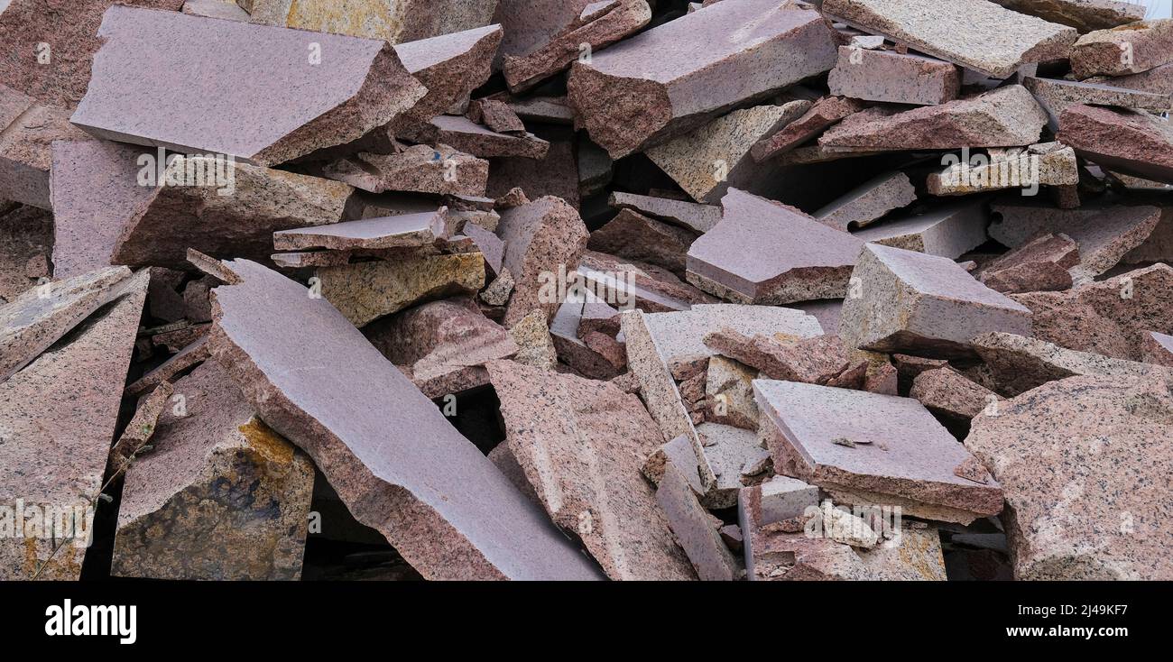 Quarry with mining and stone production Stock Photo - Alamy