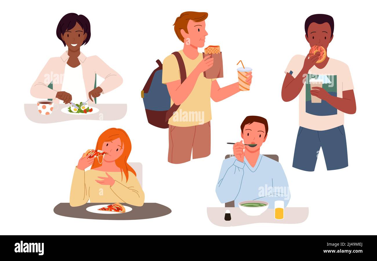 Hungry Cartoon People