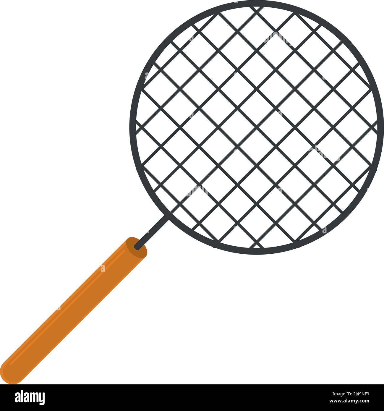 Round barbecue grill top Stock Vector Images - Alamy