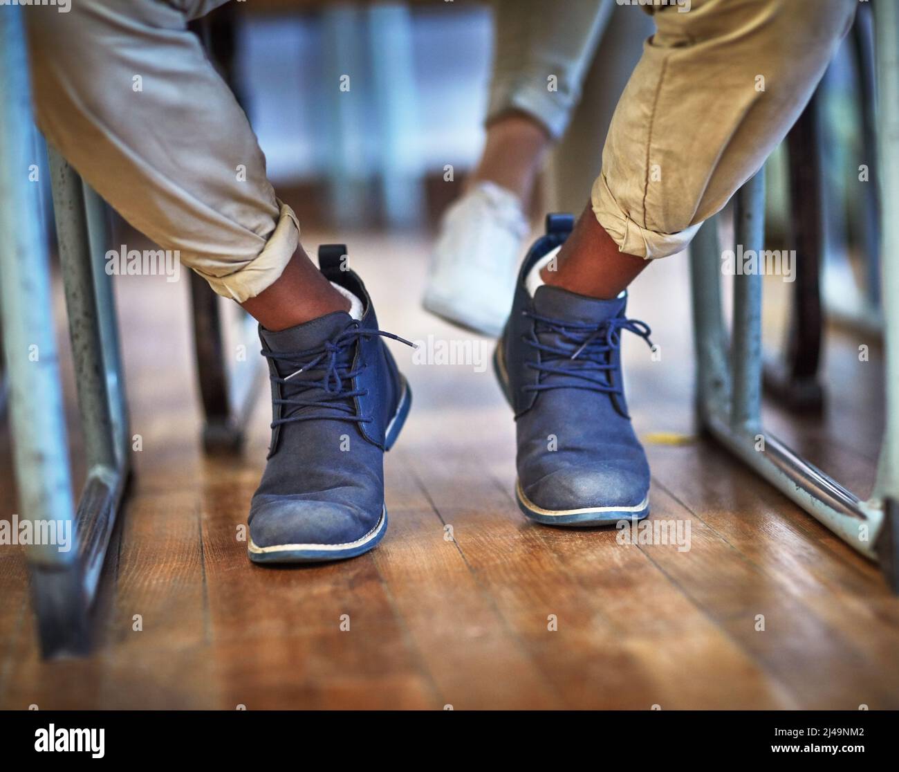 Stepping into a bright future. Shot of an unidentifiable student ...