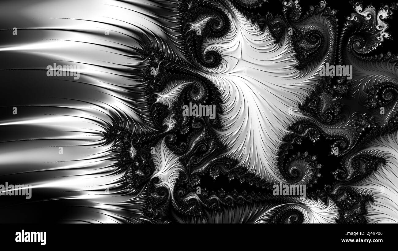 Abstract Computer generated Fractal design. A fractal is a never-ending ...