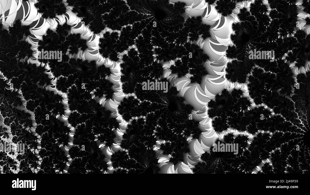 Abstract Computer generated Fractal design. A fractal is a never-ending ...