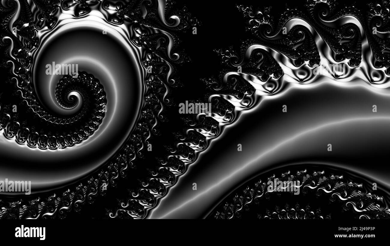Abstract Computer generated Fractal design. A fractal is a never-ending ...
