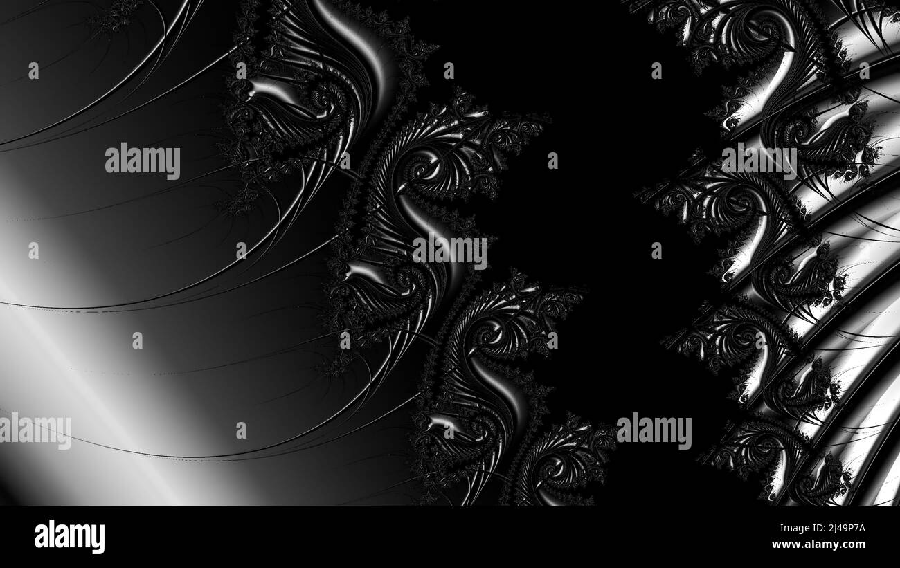 Abstract Computer generated Fractal design. A fractal is a never-ending ...