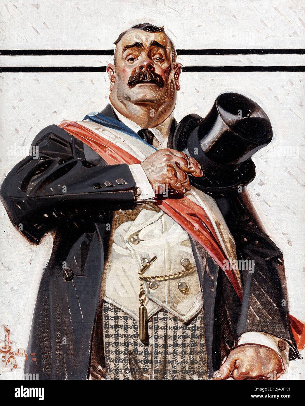 Painting by joseph christian leyendecker hi-res stock photography and ...