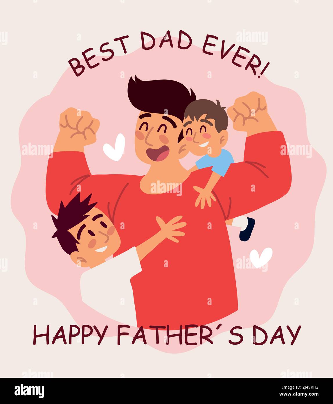 happy fathers day, best dad ever Stock Vector Image & Art - Alamy