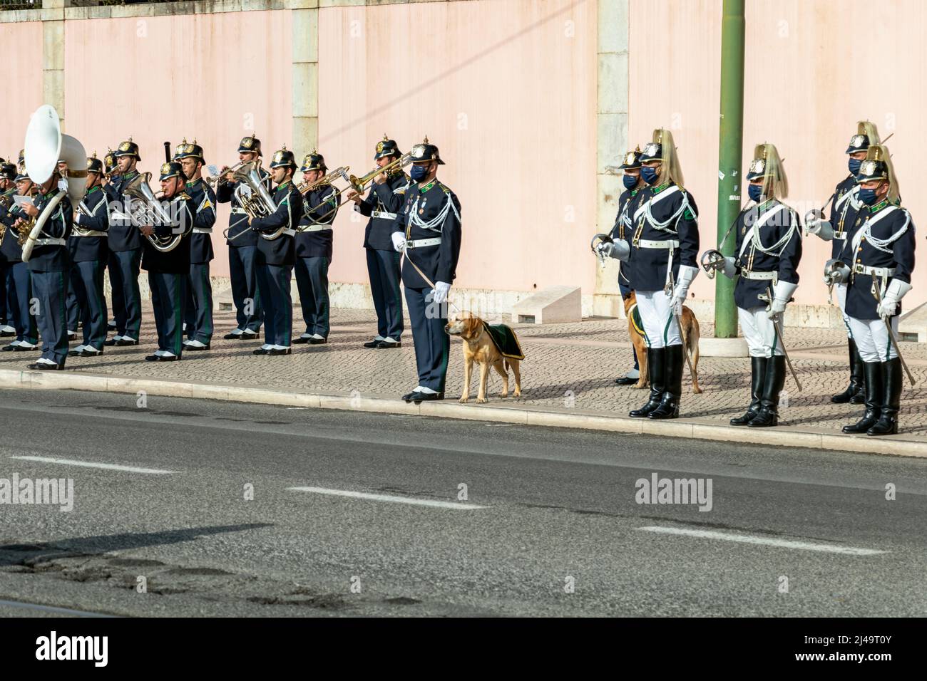 Lisbon, Portugal - November, 2021 : Republican National Guard , the ...