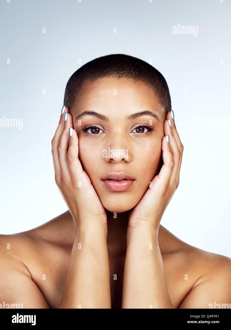 I feel like the most natural form of myself. Shot of a beautiful young ...