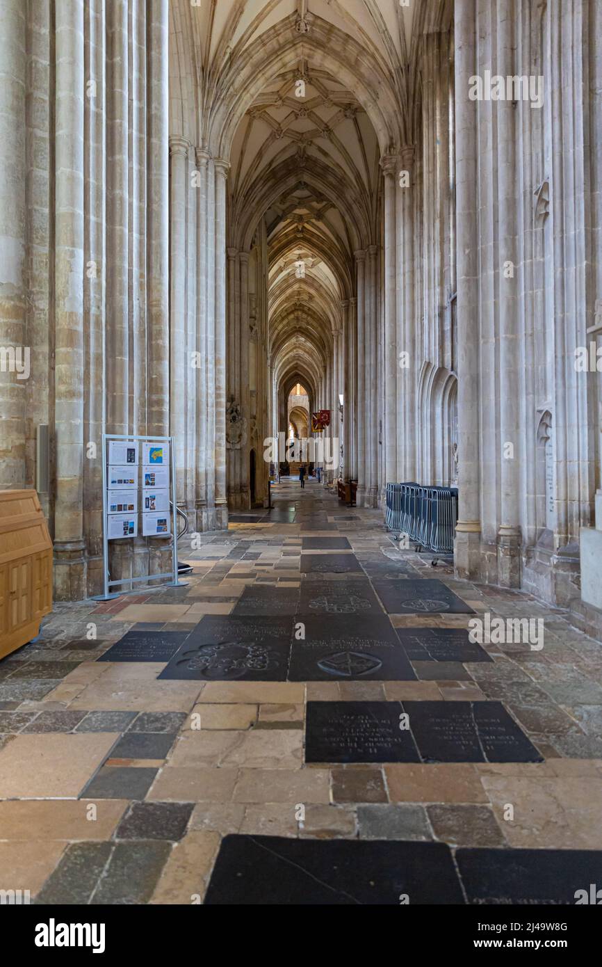 Stained glass windows winchester cathedral hi-res stock photography and ...