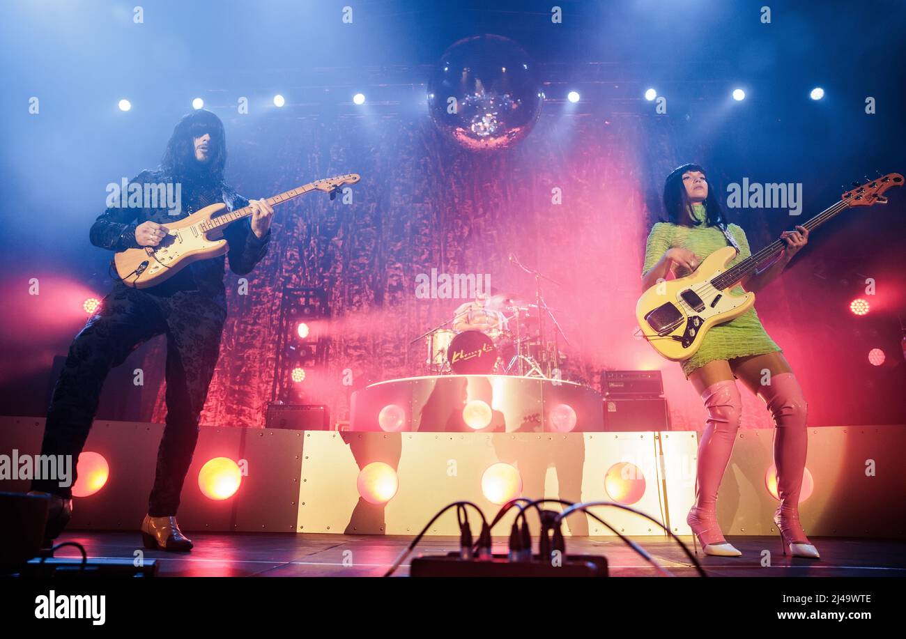 Copenhagen, Denmark. 10th, April 2022 The American funk trio Khruangbin ...
