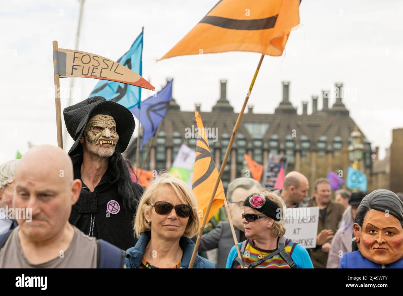 London, UK. 13th Apr, 2022. London 13th Apr. 2022 XR protest on ...