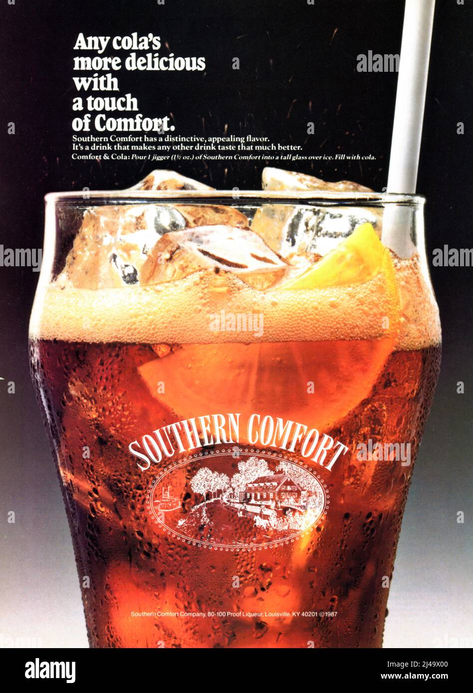 Southern comfort advert hi-res stock photography and images - Alamy