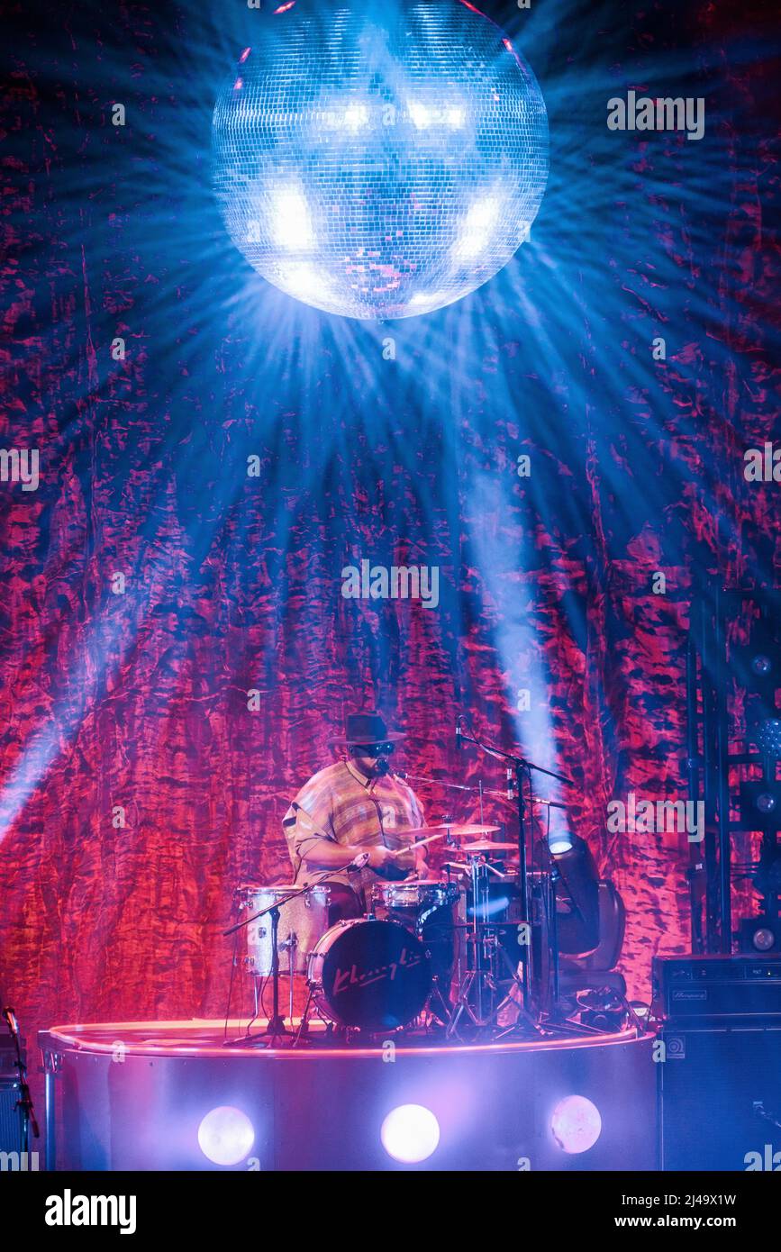 Copenhagen, Denmark. 10th, April 2022 The American funk trio Khruangbin ...