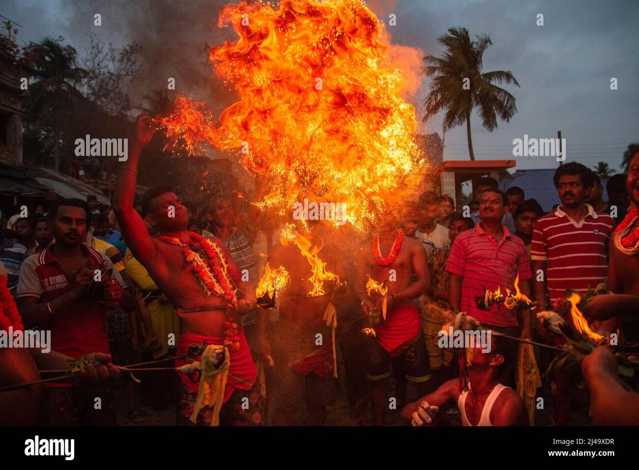 (4/12/2022) Charak Gajon festival is mostly celebrate in rural West ...