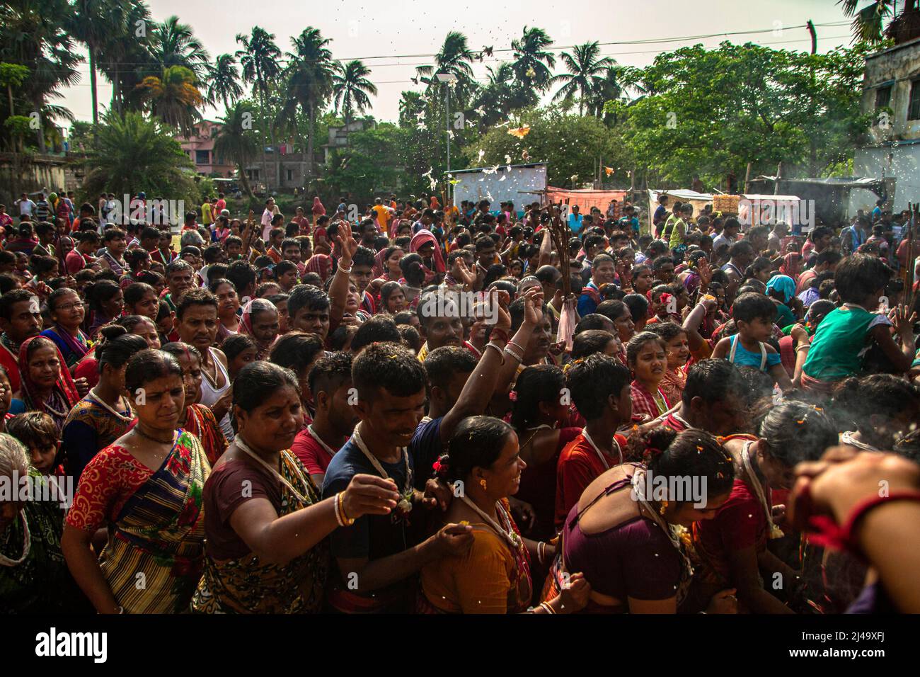 (4/12/2022) Charak Gajon festival is mostly celebrate in rural West ...