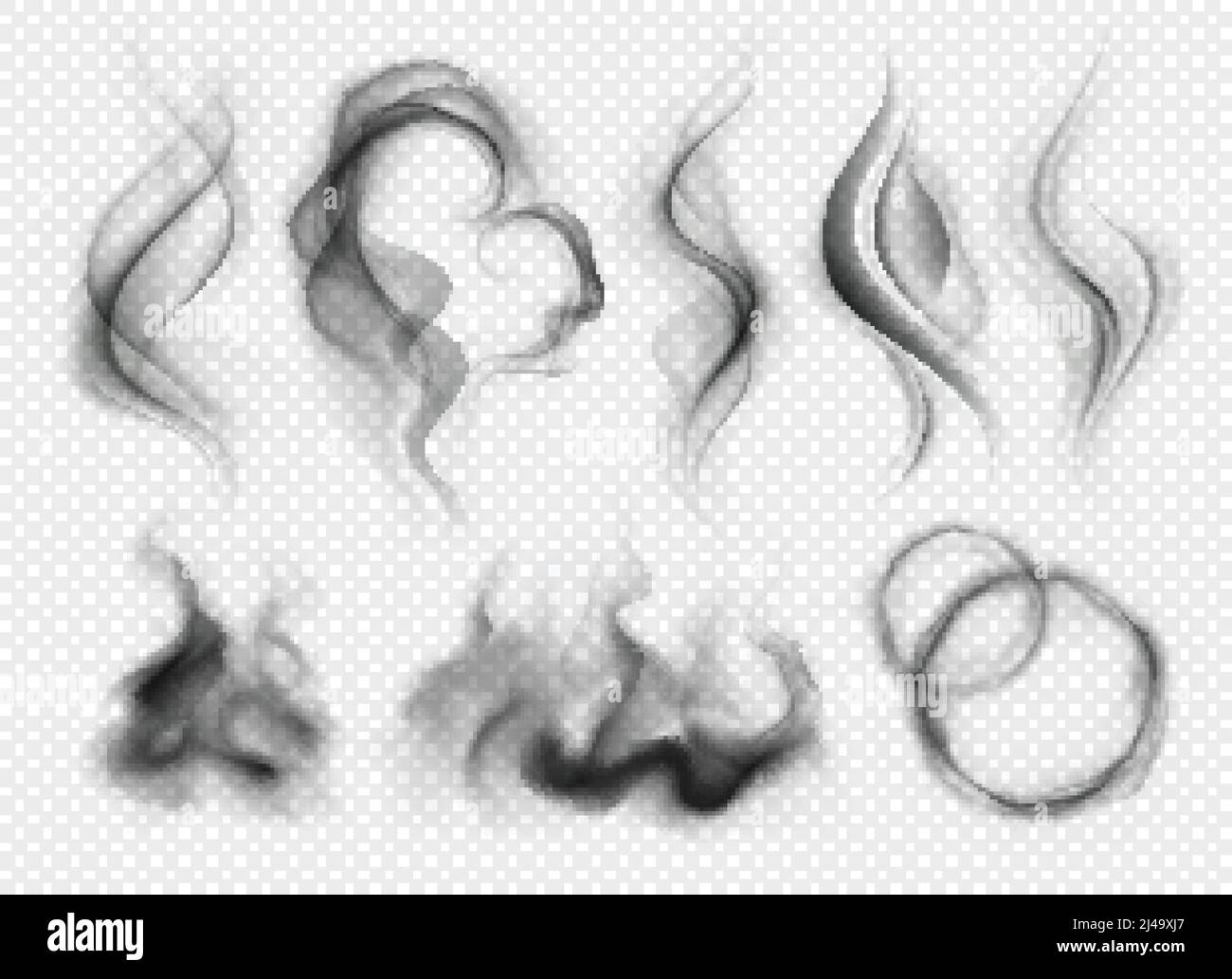 Grey Smoke Vector