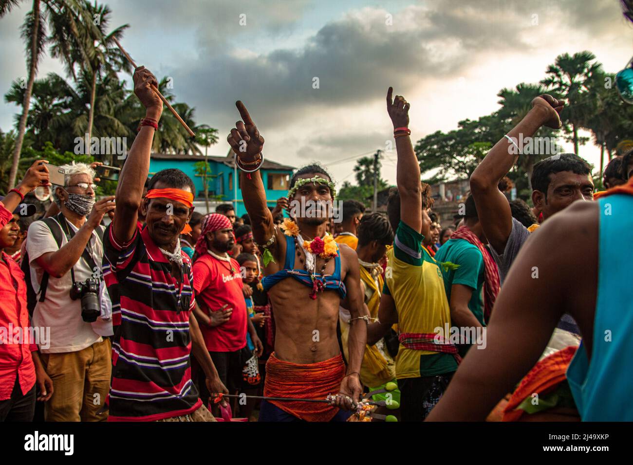 (4/12/2022) Charak Gajon festival is mostly celebrate in rural West ...