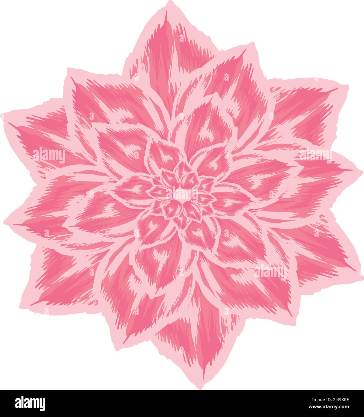 pink flower icon Stock Vector Image & Art - Alamy